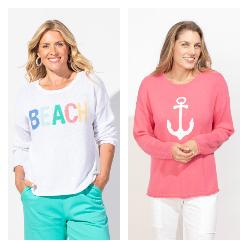 Cotton Graphic Pullover – Blooming Boutique