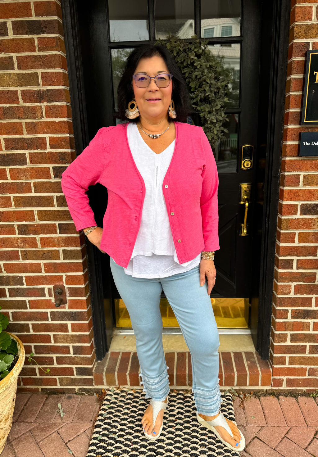 Escape by Habitat Watermelon Cotton Easy Jacket – Blooming Boutique