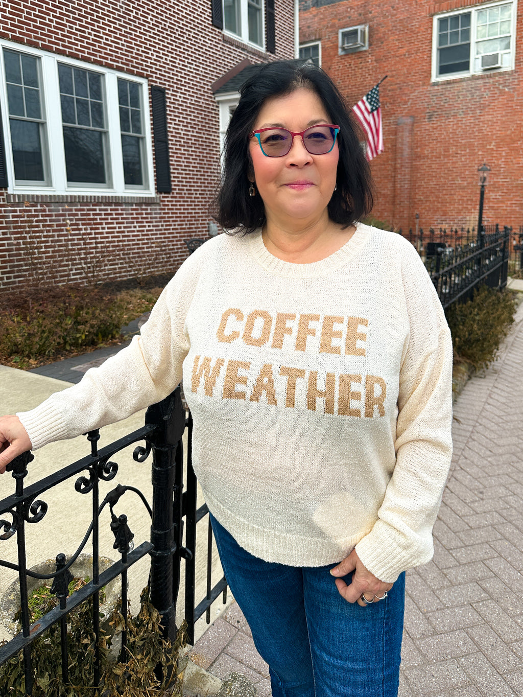Cozy Cream Coffee Weather Knit Sweater – Blooming Boutique