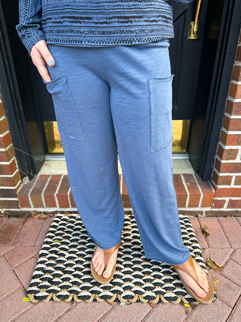 Escape by Habitat Denim Cotton Pocket Flood Pant – Blooming Boutique