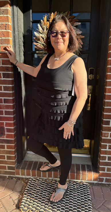 Lulu B Black Cha Cha Dress – Blooming Boutique