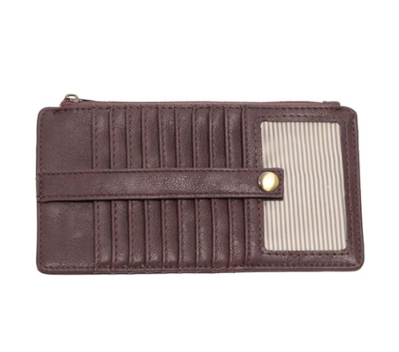 Joy Susan Dark Plum New Kara Mini Wallet – Blooming Boutique