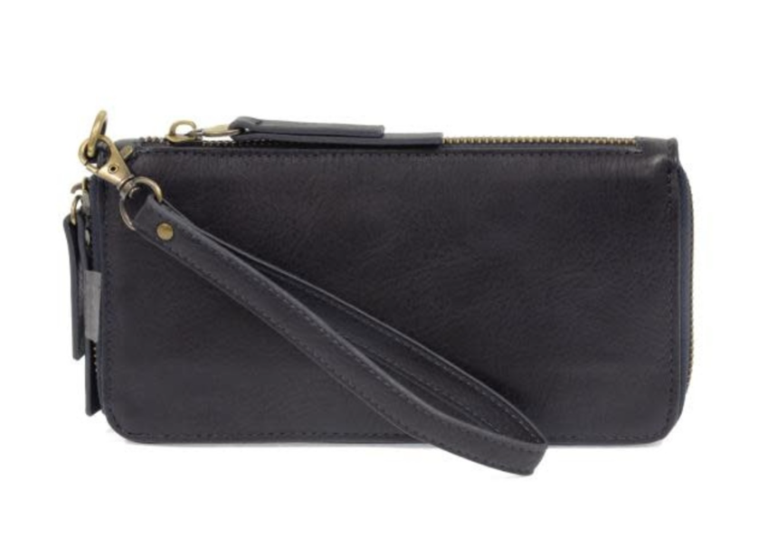 Joy Susan Midnight Chloe Zip Around Wallet – Blooming Boutique