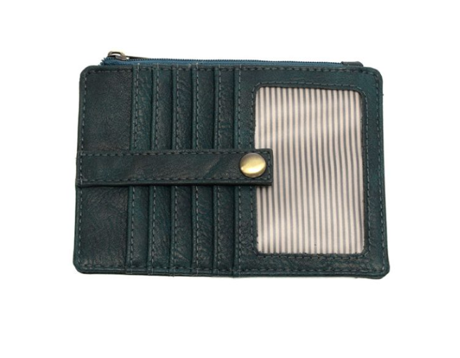 Joy Susan Vivid Deep Teal New Penny Mini Travel Wallet – Blooming Boutique
