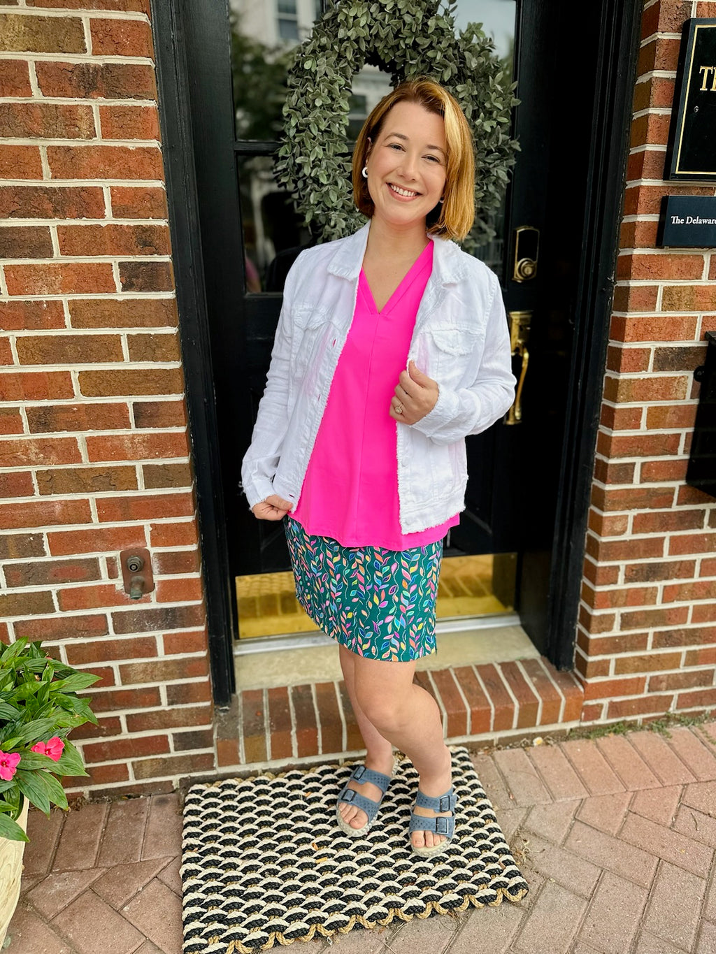 Lulu B Bright Leaves Skort – Blooming Boutique