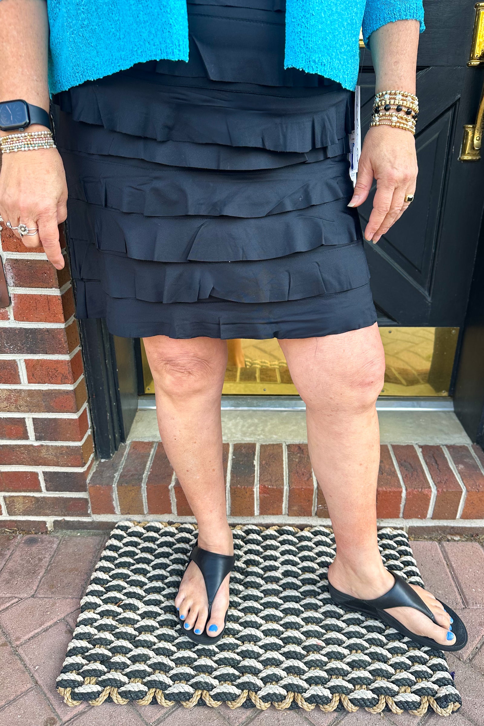 Lulu B Black Cha Cha Skort – Blooming Boutique