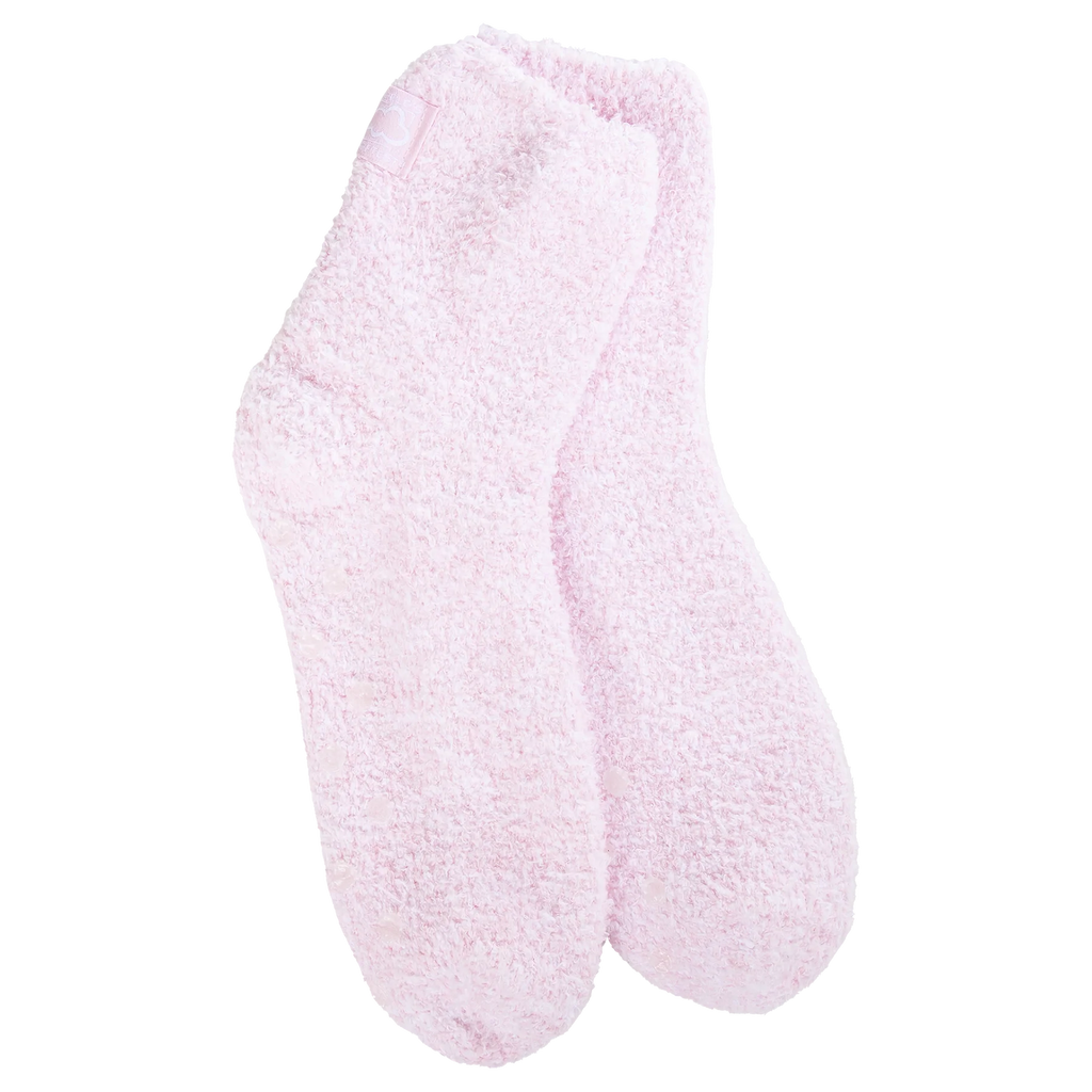 World's Softest Socks Cozy Quarter with Grippers Orchid Pink – Blooming ...