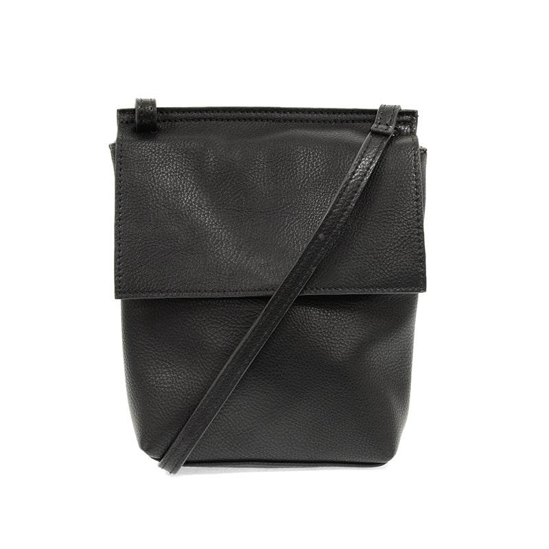 Joy Susan Aimee Front Flap Crossbody Black – Blooming Boutique
