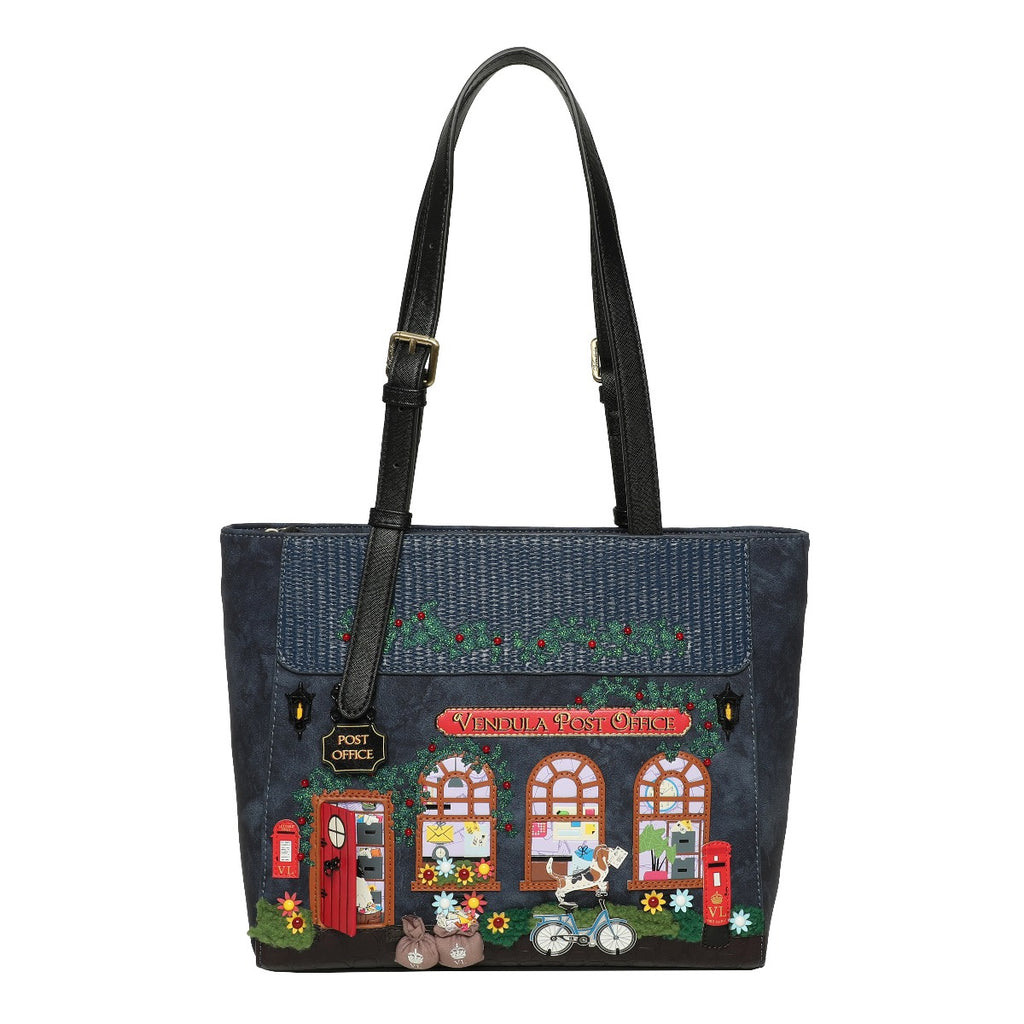 Vendula London The Old Post Office Navy Edition Shopper Bag – Blooming ...